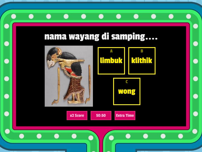 soal bahasa jawa - Gameshow quiz