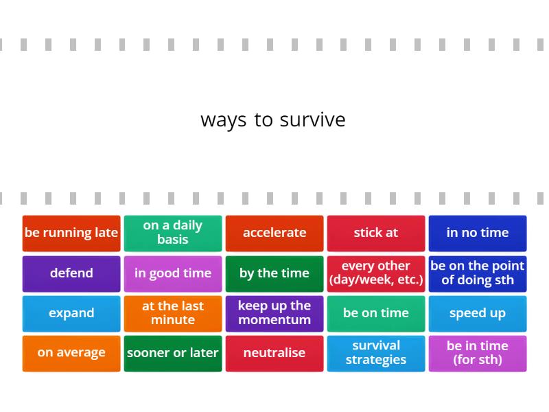 GOLD EXPERIENCE B2 - unit 6 - phrases/verbs - Find the match