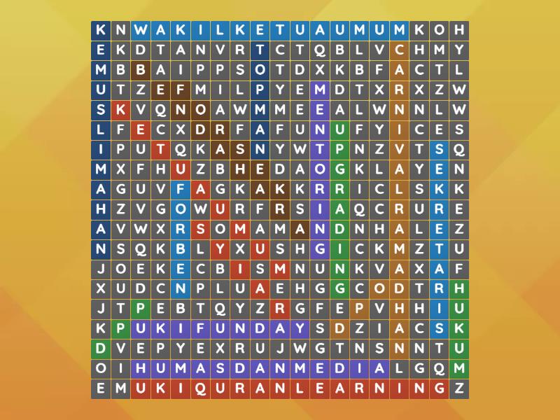 Game uki - Wordsearch