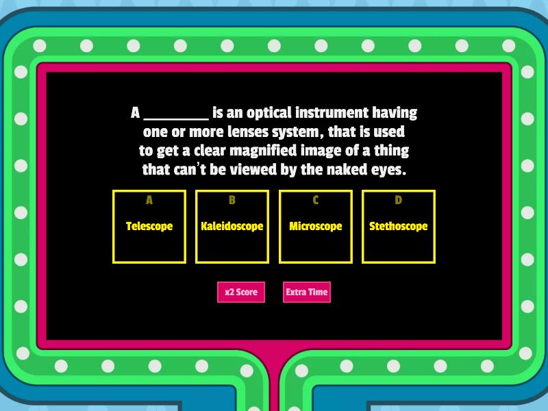 Who wants to be a Science Legend? - Gameshow quiz