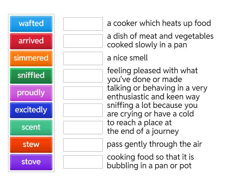 RAG words - Tuesday 7th January - Match up