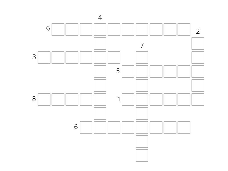 CRUCIGRAMA GROOMING - Crossword
