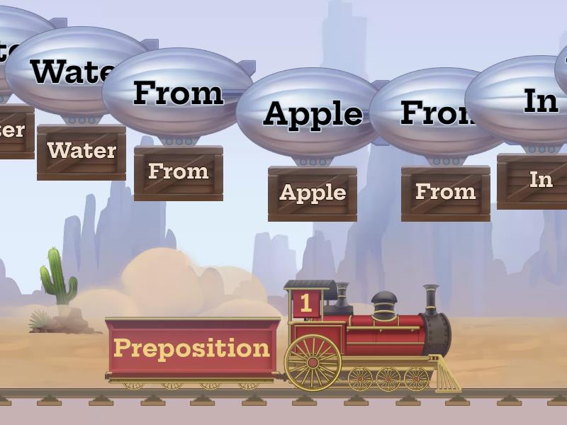 Classify the words - Balloon pop