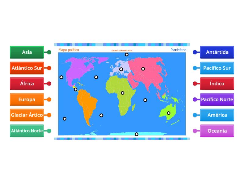 PLANISFERIO - Diagrama con etiquetas
