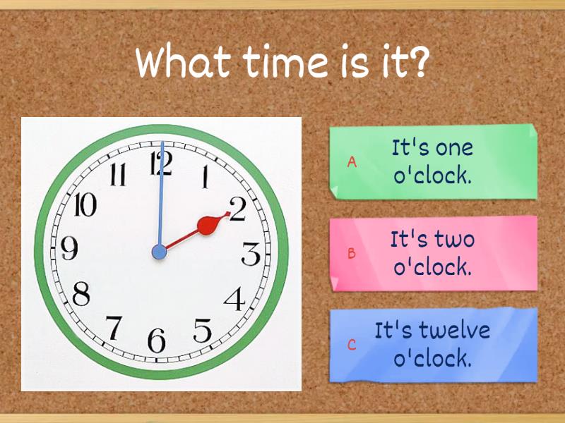 What time is it? - Quiz