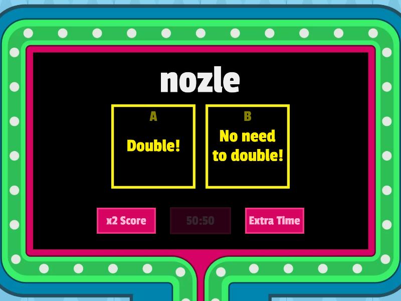 6.4- Double or Not to Double? - Gameshow quiz
