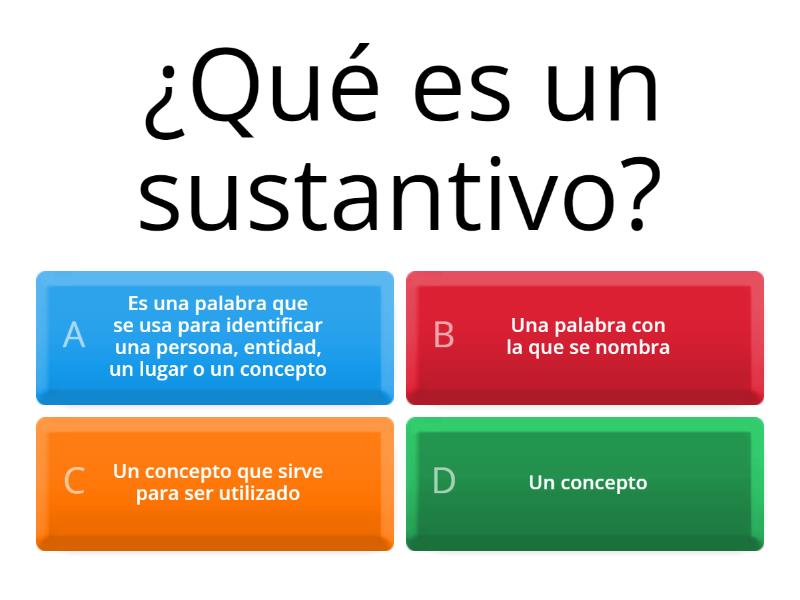 El sustantivo y sus tipos, (práctica tus conocimientos). Por Nelly ...