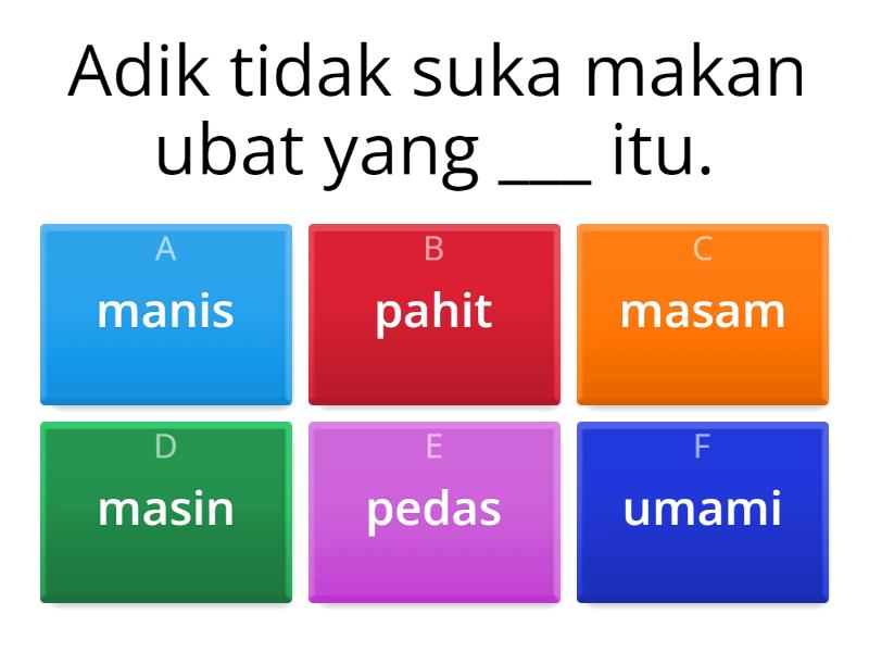 Kuiz Tatabahasa - Quiz