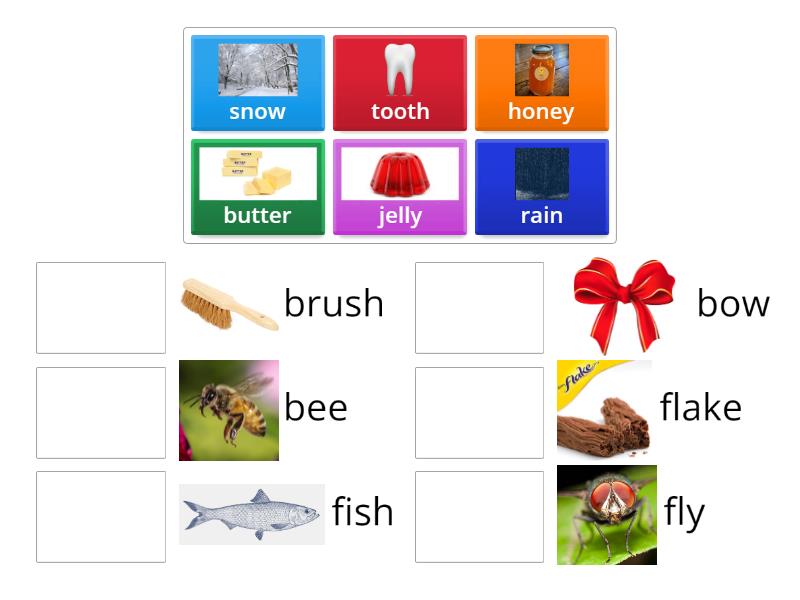 Compound words - Match up