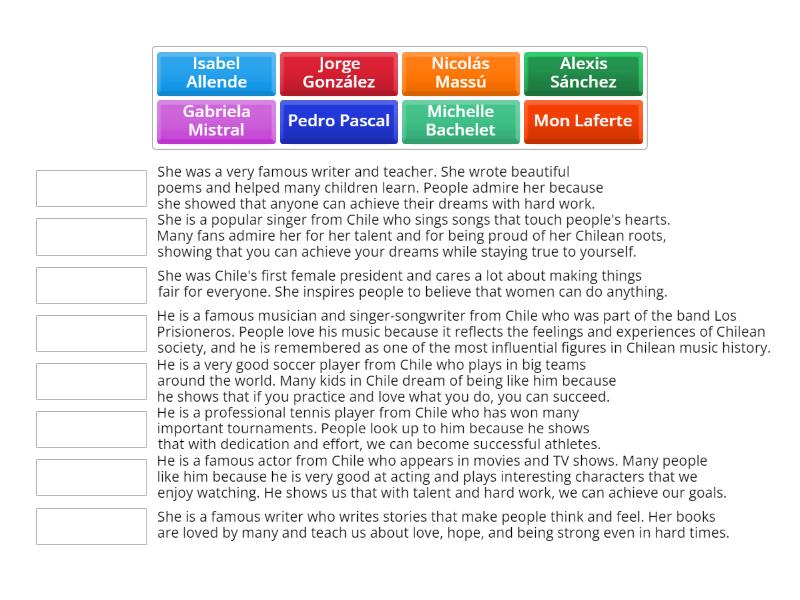 Chilean Role Models - Match up