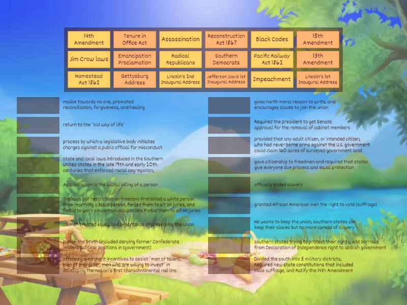 Reconstruction - Match up