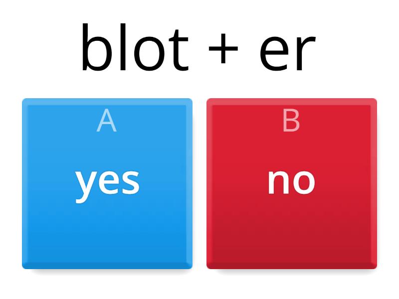 double or not (inc. consonant suffixes) - Cuestionario