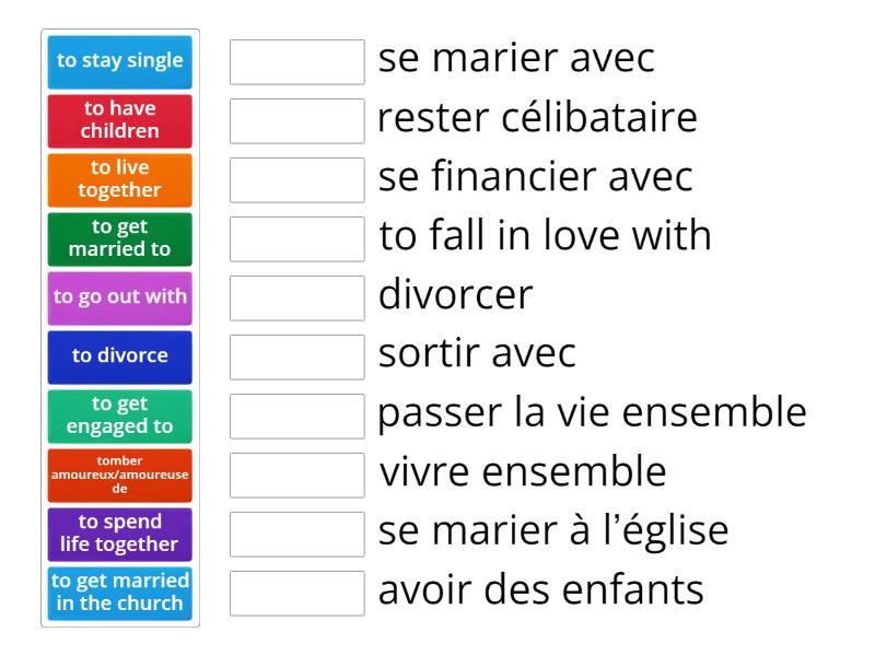 Future Plans French - Match up