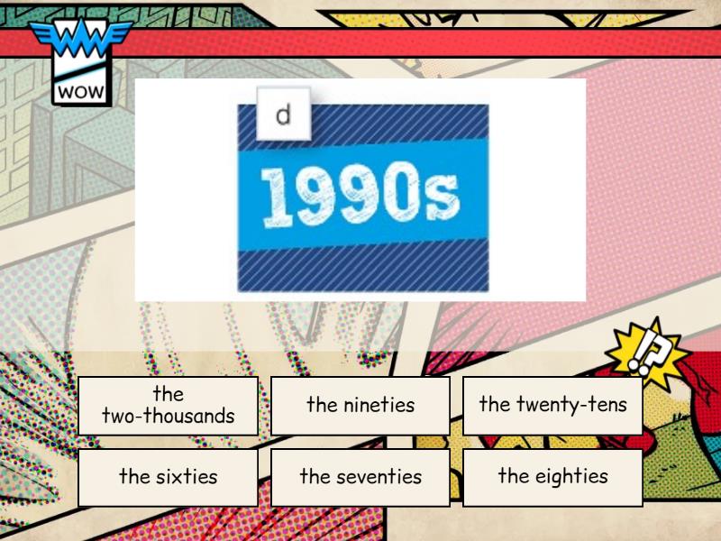 Decades A1 - Find the match
