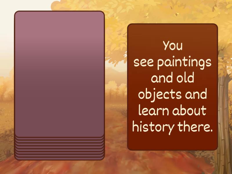 Places - Speaking cards