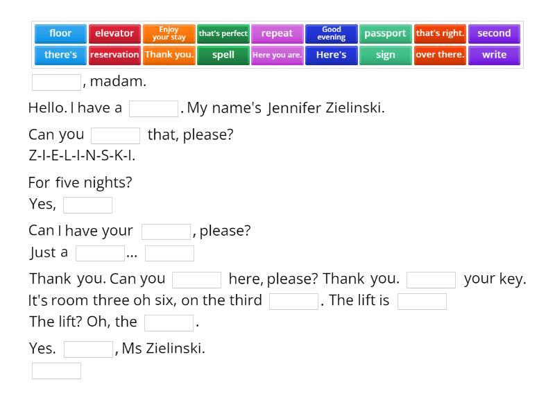 1PE Vc Check In - Complete the sentence