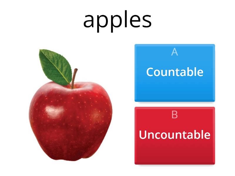 Countable and Uncountable Nouns - Quiz