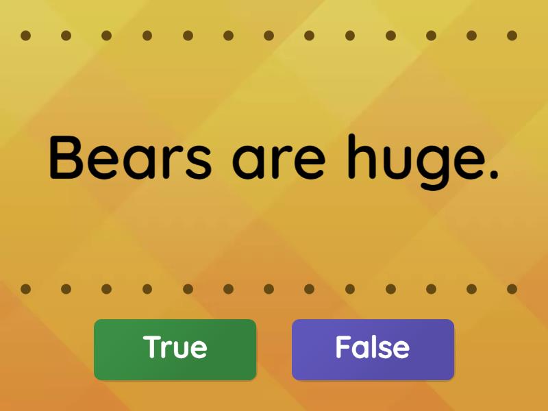 KB3 U7 Which is huge? - True or false