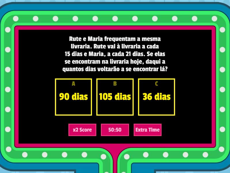 MMC e MDC - Gameshow quiz