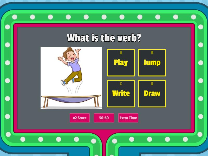 BASIC ENGLISH VERBS - Gameshow quiz