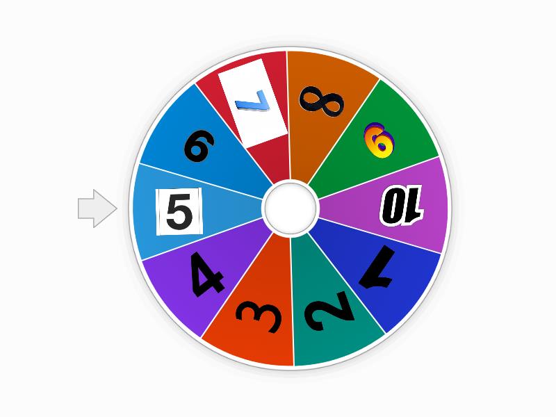 number - Spin the wheel