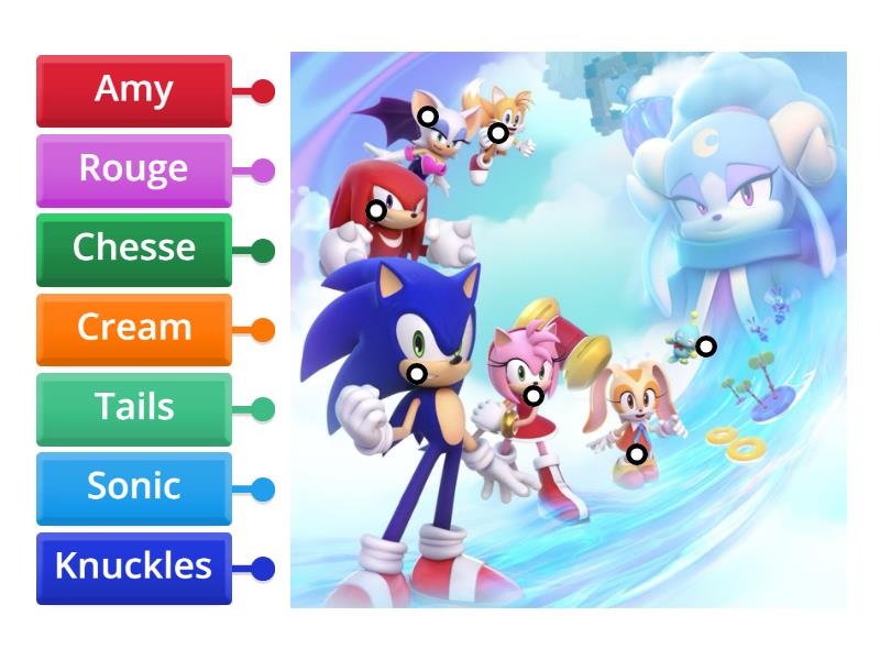 Sonic Team - Labelled diagram