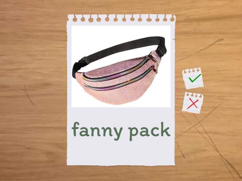 Types of bags - Flash cards