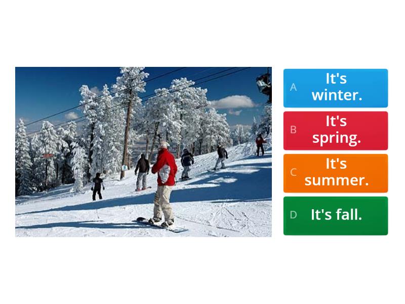 Weather & Seasons - Quiz