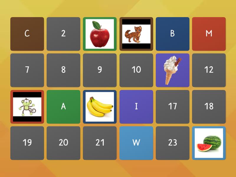 ALPHABET MEMORY GAME - Matching pairs