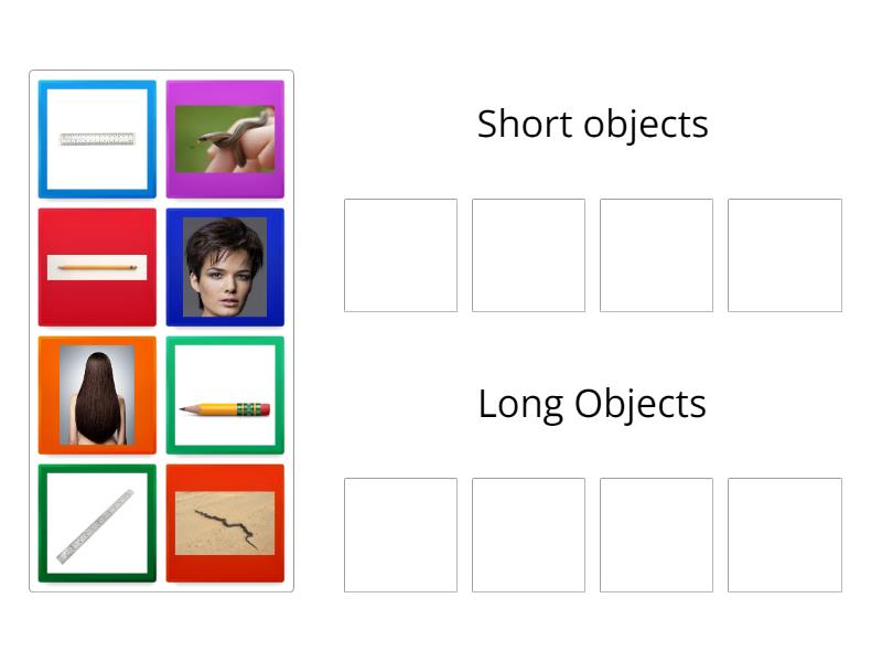 Sort Long and Short Objects - Group sort