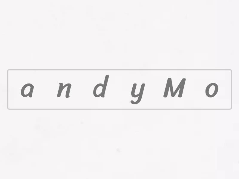 AS2 U2 Lesson 1 - Anagram