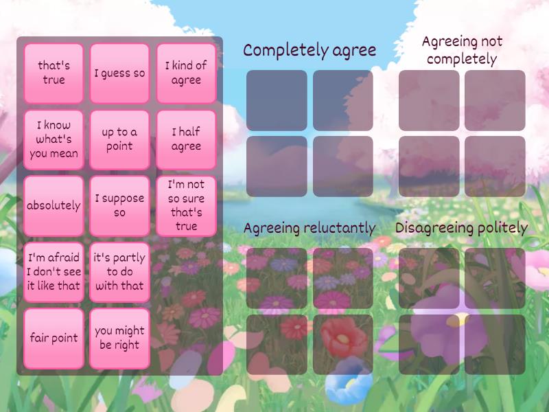 Roadmap 5D Useful phrases - Group sort