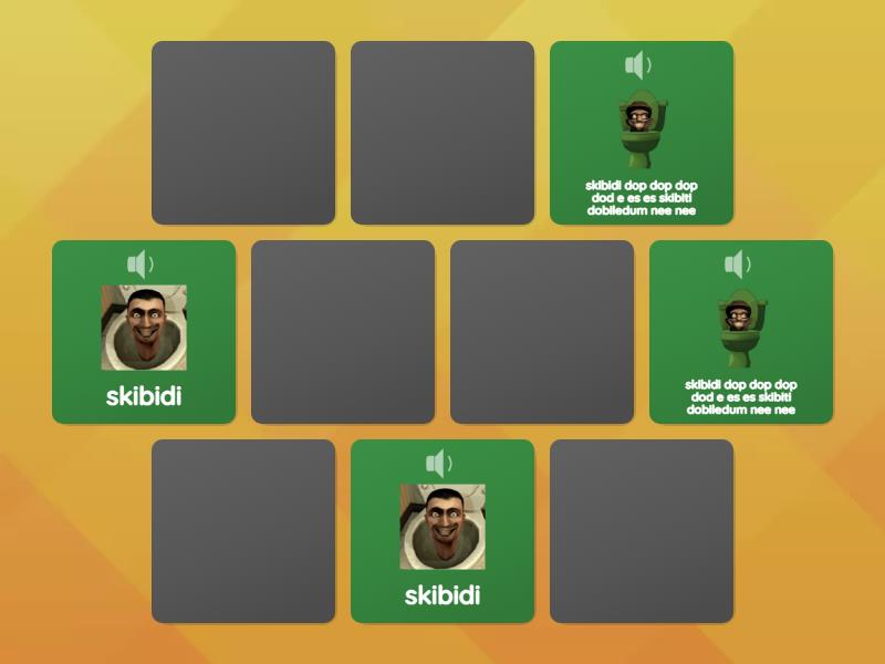 skibidi toilets attack! - Matching pairs