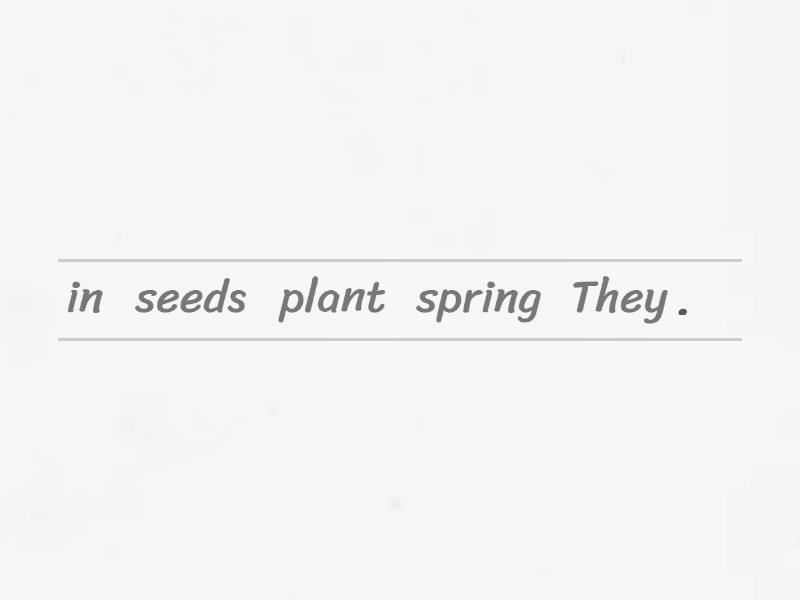 GMF (unit 6 - lesson 2) - Reordenar