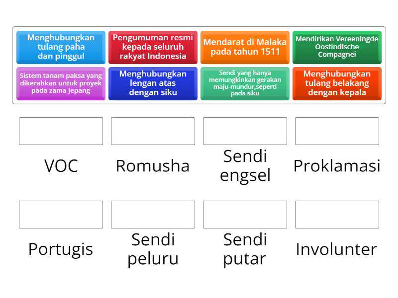 IPAS KELAS 6 - Match up