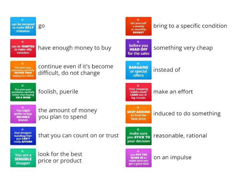 What do the words in CAPITAL letters mean? - Reorganize
