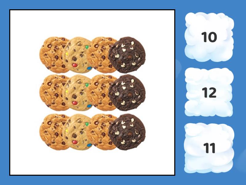 Count and choose the correct number - Quiz