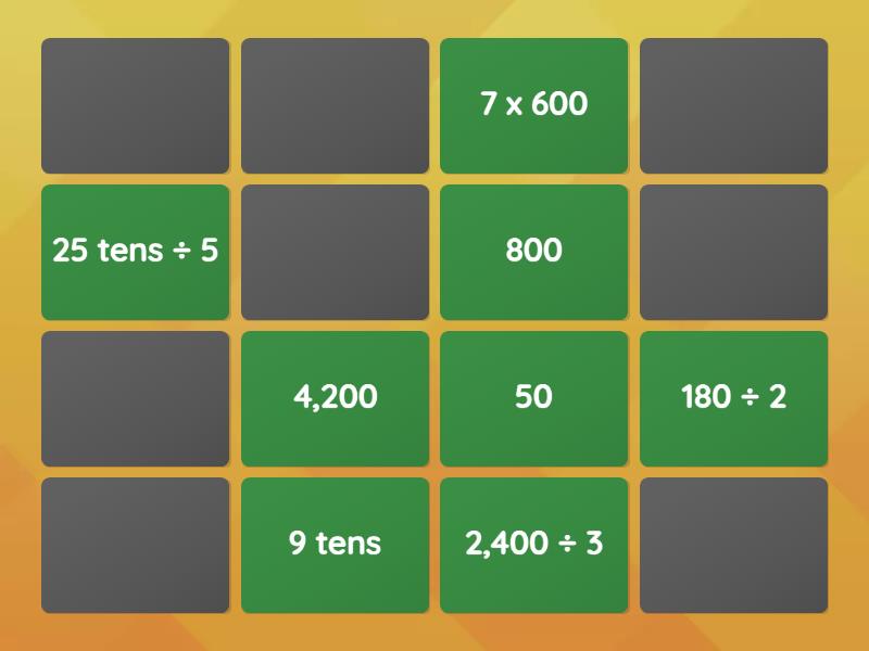 Related Facts - Matching pairs