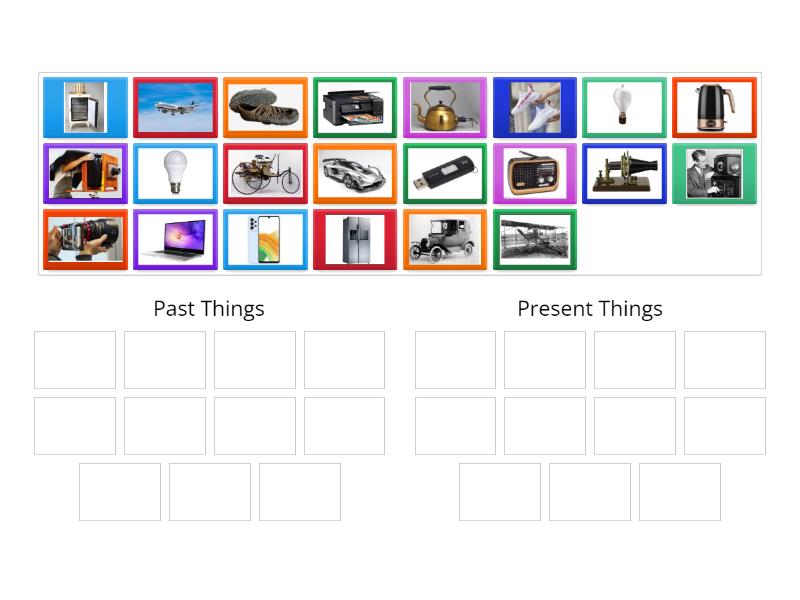 Past and Present Things - Group sort