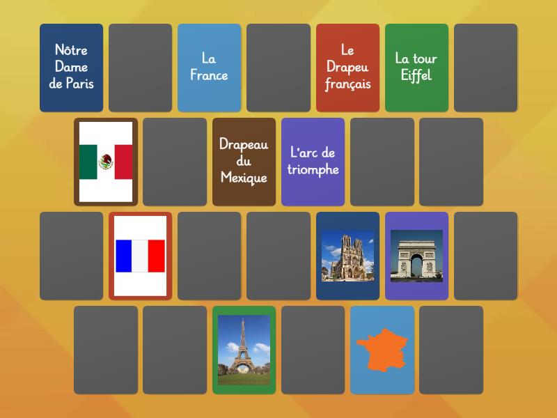 La Francophonie Binet 2023 - Matching pairs