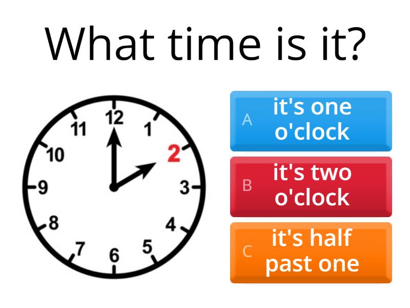 What time is it? - Quiz