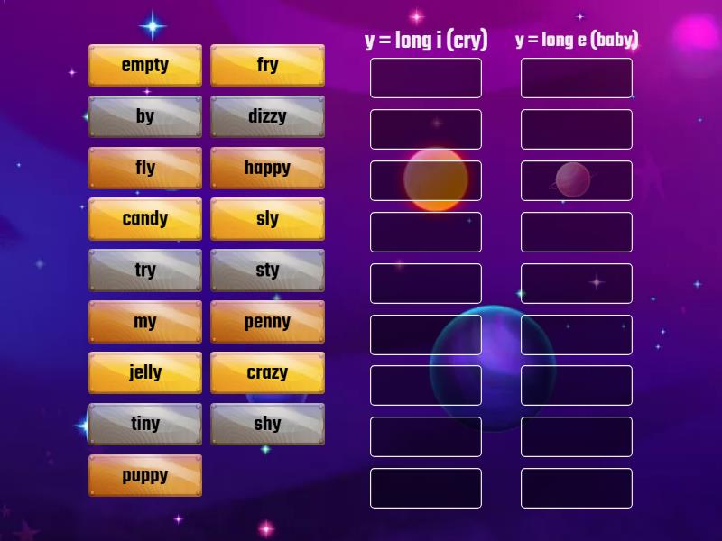 List 19: Cry Baby in the Gym - Group sort