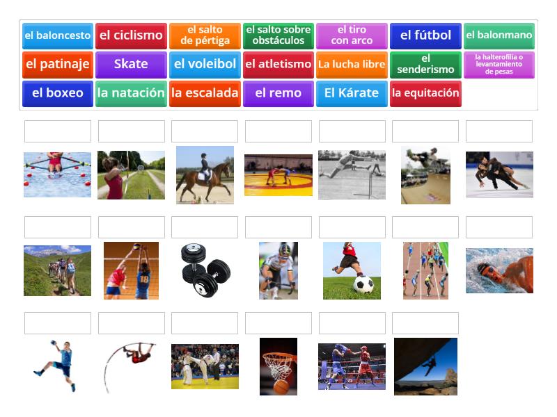 El deporte - Match up