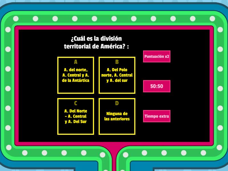 Quiz preparo mi prueba: ¿Cómo es el Continente Americano? - Concurso de ...