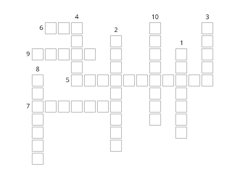 Minecraft-Themed Puzzle - Crossword