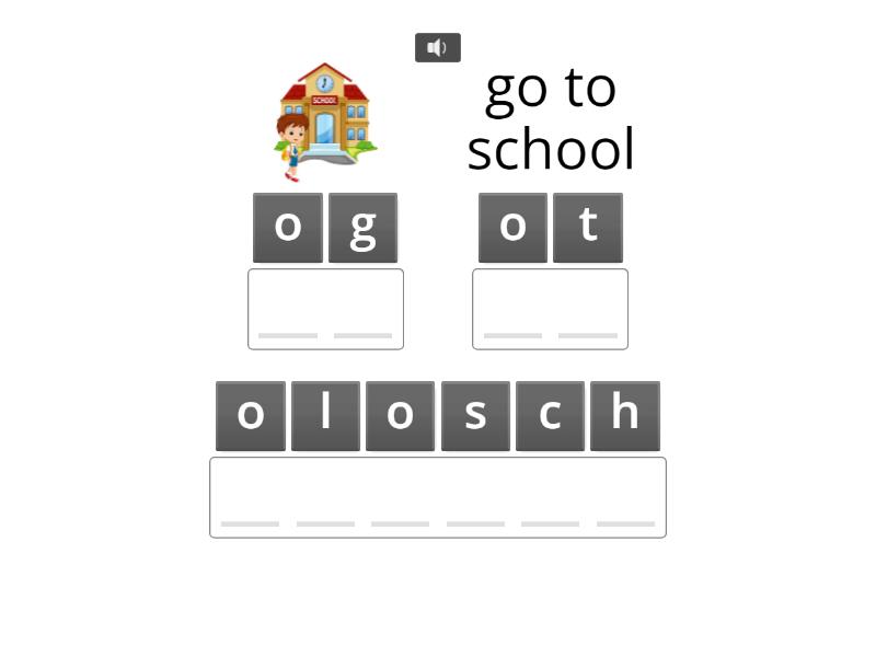 Verbs (present simple) - Anagram