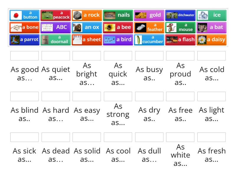 Roadmap B2 Unit 5 Writing Simile - Match up