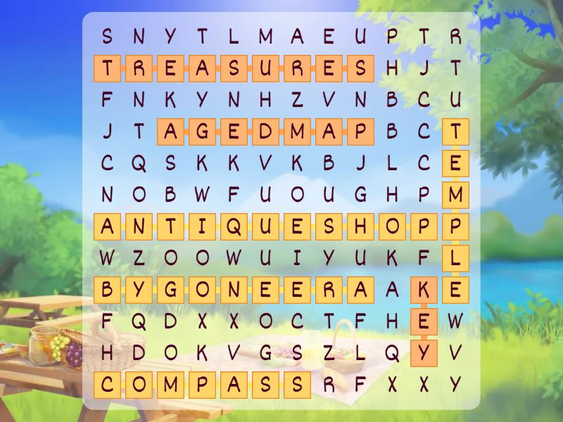 The Lost Explorer Searchwords - Wordsearch