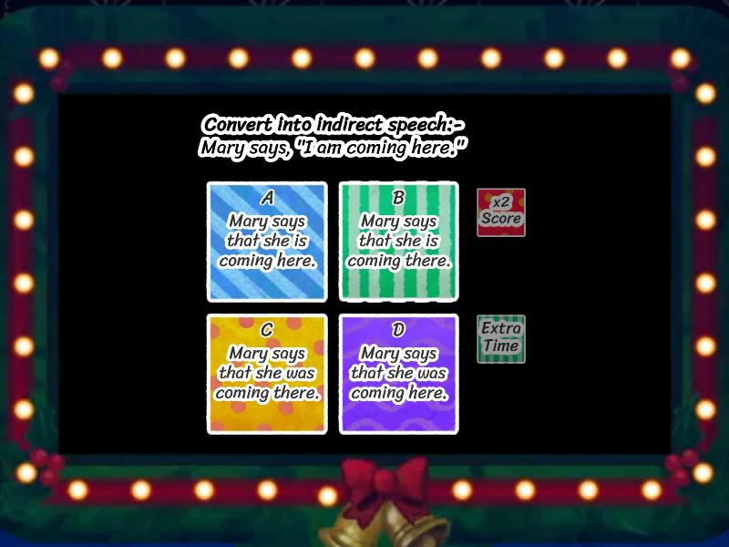 Lesson 34 35and36 Conjunctions Direct And Indirect Speech 1 And 2 Quiz Gameshow Quiz