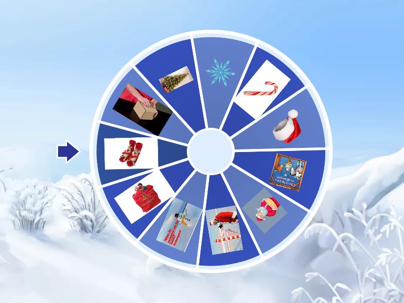 Christmas long or short (weak) vowel sound? - Spin the wheel